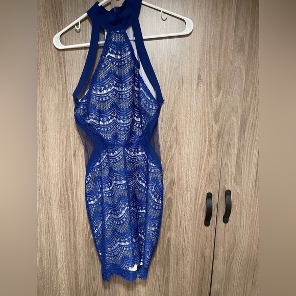 Dresses | Blue Sheet Sided Dress | Poshmark